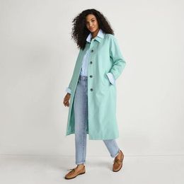 LANDS' END Wasserabweisender Mantel, Damen,  Blau, Polyester, by Lands' End
