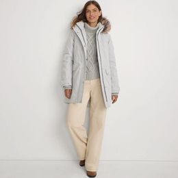 LANDS' END Expeditions-Daunenparka, Damen,  Grau, Polyester, by Lands' End