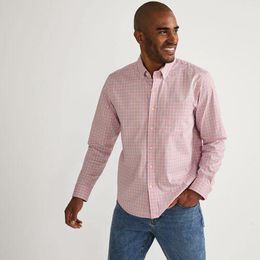 LANDS' END Ultimativ-Hemd, Tailored Fit, Herren,  Orange, Elasthan/Baumwoll-Mischung/Polyester-Mischung, by Lands' End