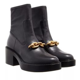 Coach Stiefel & Boots - Kenna Leather Bootie - Gr. 40,5 (EU) - in Schwarz - für Damen