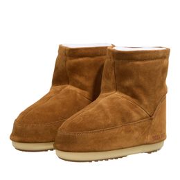 Moon Boot Moonboot Stiefel & Boots - Mb Icon Low Nolace Suede - Gr. 33_35 - in Braun - f&uuml;r Damen