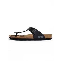 Bayton T-Bar Sandals 'Mercure' male size 45 Grey / Black