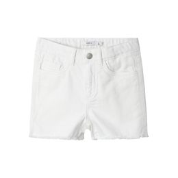 name it Shorts 'NKFRose' M&auml;dchen Gr&ouml;&szlig;e 98 white denim