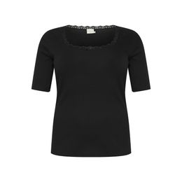 Kaffe Curve T-Shirt 'Britt' Damen Gr&ouml;&szlig;e XL schwarz