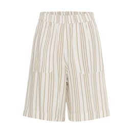 Kaffe Shorts 'Milia' Damen Gr&ouml;&szlig;e 42 beige / wei&szlig;