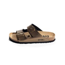 Bayton Pantolette 'Atlas' Damen Gr&ouml;&szlig;e 37 sand / schoko / bronze