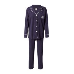 Lauren by Ralph Lauren Lauren Ralph Lauren Pyjama Damen Gr&ouml;&szlig;e S navy / wei&szlig; Winterkleid