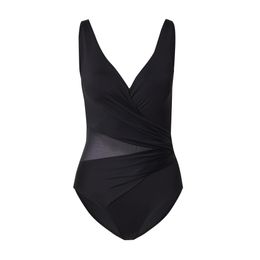 Hunkem&ouml;ller Hunkem&ouml;ller Shapingbadeanzug 'Shell Mesh' Damen Gr&ouml;&szlig;e S schwarz