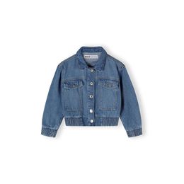 MINOTI Between-Season Jacket girl size 128/134 Blue denim