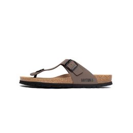 Bayton T-Bar Sandals 'Mercure' male size 44 Taupe / Black