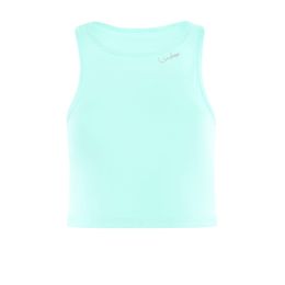 WINSHAPE Sporttop 'AET135LS' Damen Gr&ouml;&szlig;e L grau / mint