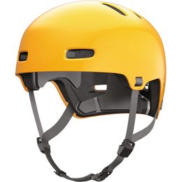 Fahrradhelm Abus "INDY" Gr. L, beige (gelb (mustard gelb)), Helme, L Kopfumfang: 57cm - 61cm