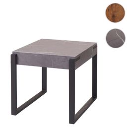 Mendler Beistelltisch HWC-L53, Kaffeetisch Nachttisch Loungetisch Couchtisch, Metall 51x50x54cm ~ Variantena 99706