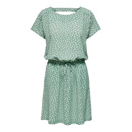Only Kleid 'ONLMARIANA MYRINA' Damen Gr&ouml;&szlig;e 36 gr&uuml;n / wei&szlig; Sommerkleid