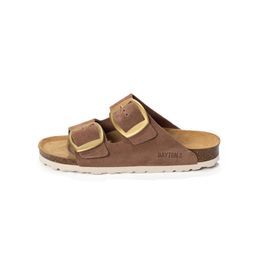 Bayton Pantolette 'Alicante' Damen Gr&ouml;&szlig;e 40 camel