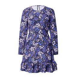 Dorothy Perkins Kleid Damen Gr&ouml;&szlig;e 36 blau / navy / flieder Winterkleid