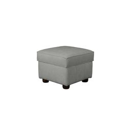 Polsterhocker Home Affaire "CHARENTE, Chesterfield Hocker, Ma&szlig;e B/T/H: 55/55/73 cm", grau (hellgrau), B:55cm H:73cm T:55cm, 100% Polyester, Hocker, Polsterhocker, passend zur Serie Charente, in hochwertiger Verarbeitung