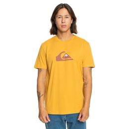 Quiksilver T-Shirt »Comp Logo« Mustard L L Stoff: Baumwoll-Jersey-Stoff [160 g/m2]
