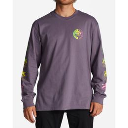 Billabong Langarmshirt &raquo;Contrast&laquo; Purple Haze XS XS Stoff: BaumwollStoff [160 g/m2]