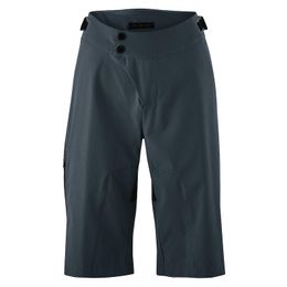 Gonso Radhose »NOMESINO« Damen Bike-Shorts, MTB Fahrradhose mit Sitzpolster, Bund flexibel anthrazit 34 - Normalgrößen Normalgrößen 34 Körpernahe...