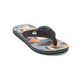 Quiksilver Sandale »Molokai Layback« Black/Orange/Blue 6(39) 6(39) Material: Canvasobermaterial aus Baumwolle
