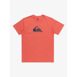 Quiksilver T-Shirt »Comp Logo« Spiced Coral S S Stoff: Baumwoll-Jersey-Stoff [160 g/m2]