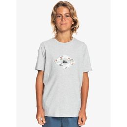 Quiksilver T-Shirt »Let It Ride« Athletic Heather 8(125-130cm) 8(125-130cm) Ärmel: kurzärmlig
