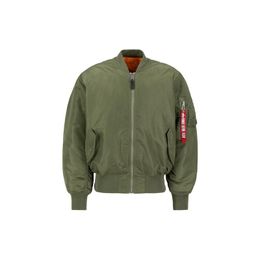 Alpha Industries Bomberjacke »Men - Bomber Jackets MA-1 Heritage« sage-green M M Flight Nylon Stoff