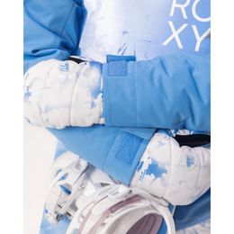 Roxy Snowboardhandschuhe »Flint Creek« Azure Blue Clouds M M Umweltfreundliches Material: Schafsleder