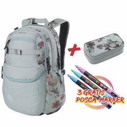 Nitro Freizeitrucksack »Future Hero« Schulrucksack Freizeitrucksack Laptoprucksack Mäppchen Dead Flower B/H/T: 38 cm x 51 cm x 23 cm B/H/T: 38 cm x...