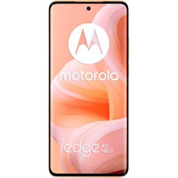 Motorola Smartphone »moto edge neo 40, 12+256 GB« Peach Fuzz Peach Fuzz 5G, NFC, WLAN, Bluetooth, 3D-Glas