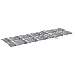 vidaXL Sonnenliege mit Auflage Akazie Massivholz