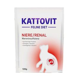 Kattovit Feline Diet Niere/Renal Katzen-Trockenfutter leicht verdaulich 1,25kg