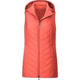 Damen Steppweste in langer Form terra, Gr&ouml;&szlig;e 50