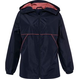 Damen Jacke mit Kontrast-Details marine, Gr&ouml;&szlig;e 48
