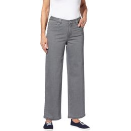 Damen Jeans in weiter Form light grey-denim, Gr&ouml;&szlig;e 28