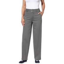 Damen Jeans mit weitem Bein stone-grey-denim, Gr&ouml;&szlig;e 56