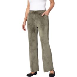 Damen Nickihose in weiterer Form khaki, Gr&ouml;&szlig;e 52