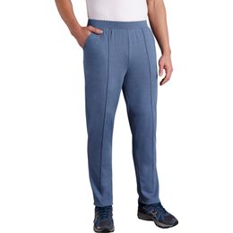 Herren Freizeithose in Melange-Optik jeansblau-meliert, Gr&ouml;&szlig;e 60/62