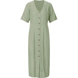Damen Sommerkleid aus reiner Viskose eucalyptus, Größe 40