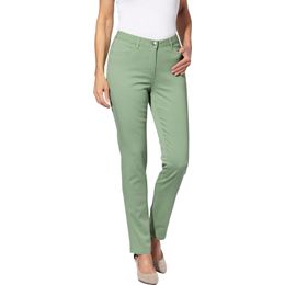 Damen Stretch-Hose mit schmaler Beinweite eucalyptus, Gr&ouml;&szlig;e 19
