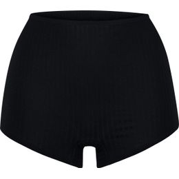 w&auml;schepur Damen Panty in dezenter Ripp-Struktur schwarz, Gr&ouml;&szlig;e 52/54