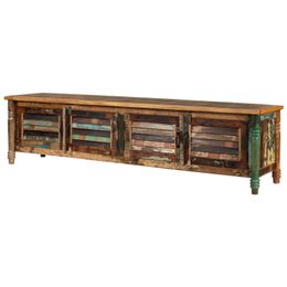 TV-Board Altholz 220x50x55 mehrfarbig lackiert FABLE #34