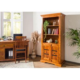 Regal Akazie 84x50x183 honig lackiert OXFORD #0406