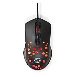 Nedis Gaming-Maus GMWD410BK Verkabelt Schwarz
