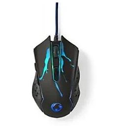 Nedis Gaming-Maus GMWD210BK Verkabelt Schwarz
