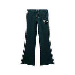 Superdry & Co Hose 'Essentials' Damen Gr&ouml;&szlig;e 38 gr&uuml;n / wei&szlig;