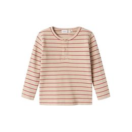 name it Shirt Jungen Gr&ouml;&szlig;e 104 beige / rot