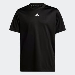 adidas Sportswear Funktionsshirt 'Essentials' Jungen Gr&ouml;&szlig;e 176 schwarz / wei&szlig;