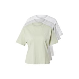Abercrombie & Fitch Abercrombie & Fitch T-Shirt Damen Gr&ouml;&szlig;e XL hellgrau / pastellgr&uuml;n / wei&szlig;